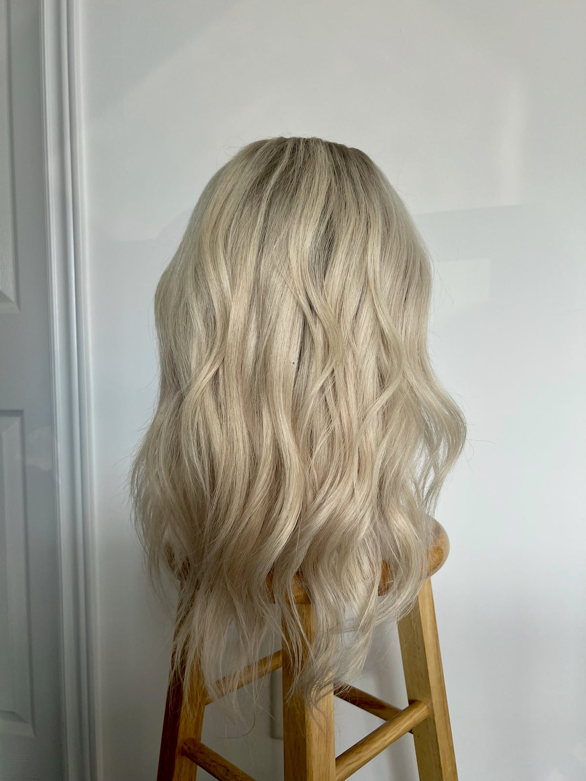 Snowbound Pearl | Platinum Blonde with Root Melt – Wig Coven